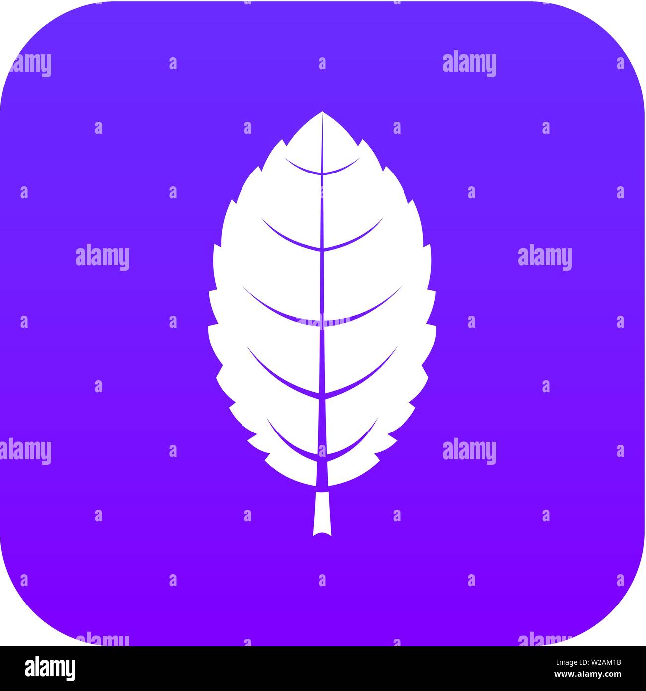 Plum leaf icon digital purple Stock Vector Image & Art - Alamy