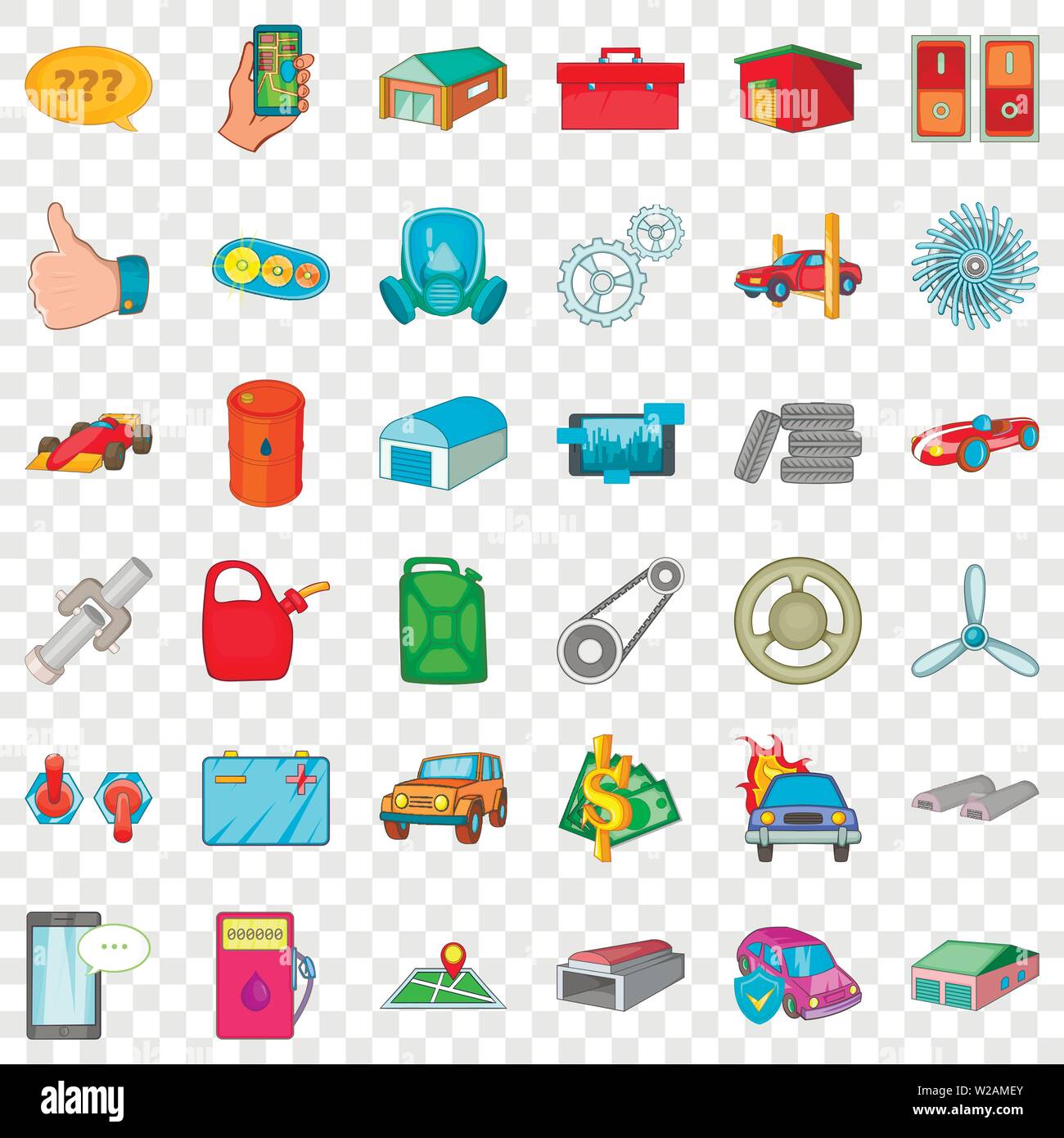 Payment icons set, cartoon style Stock Vector Image & Art - Alamy