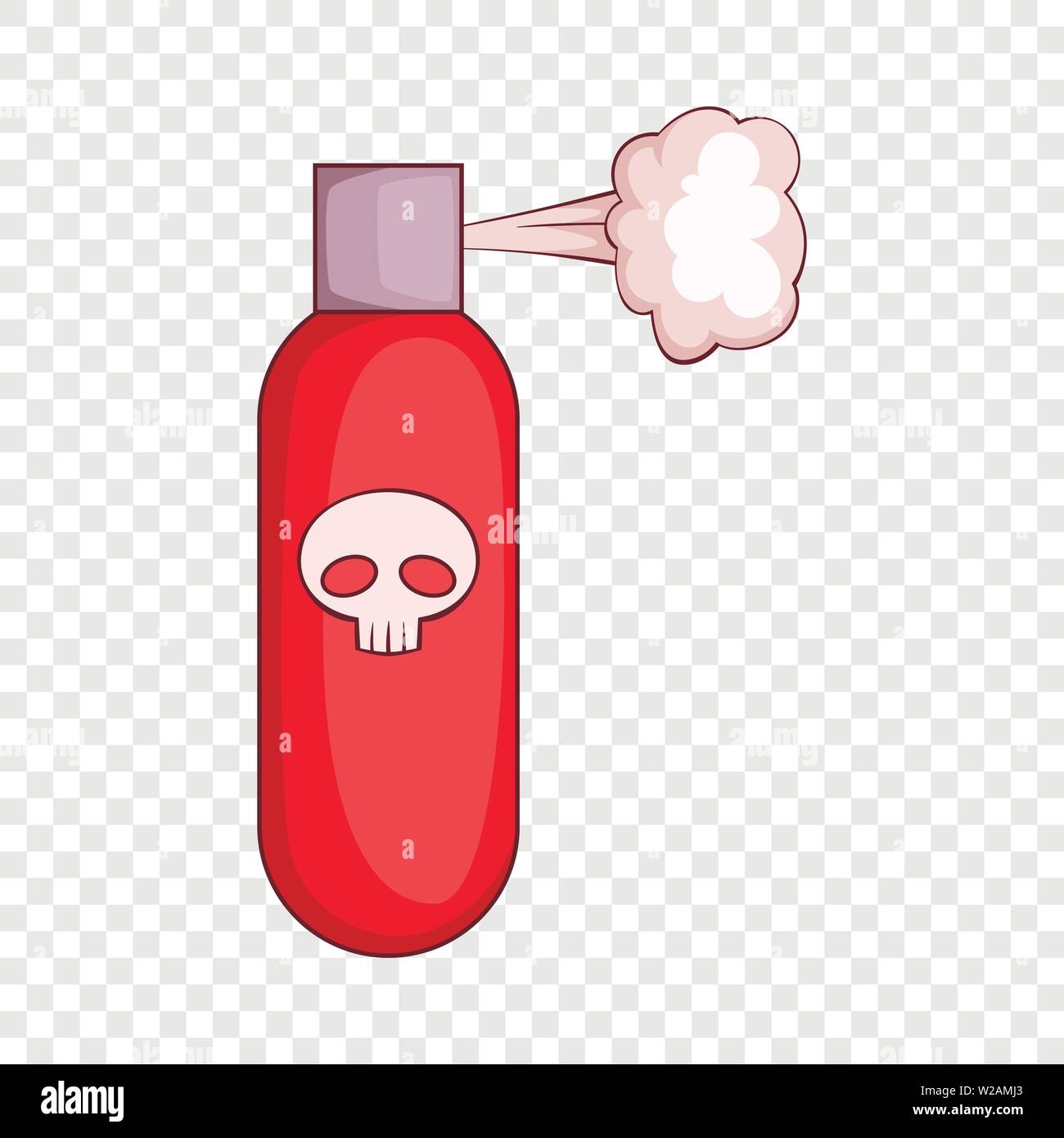 Red gas bottle cartoon icon hi-res stock photography and images - Alamy