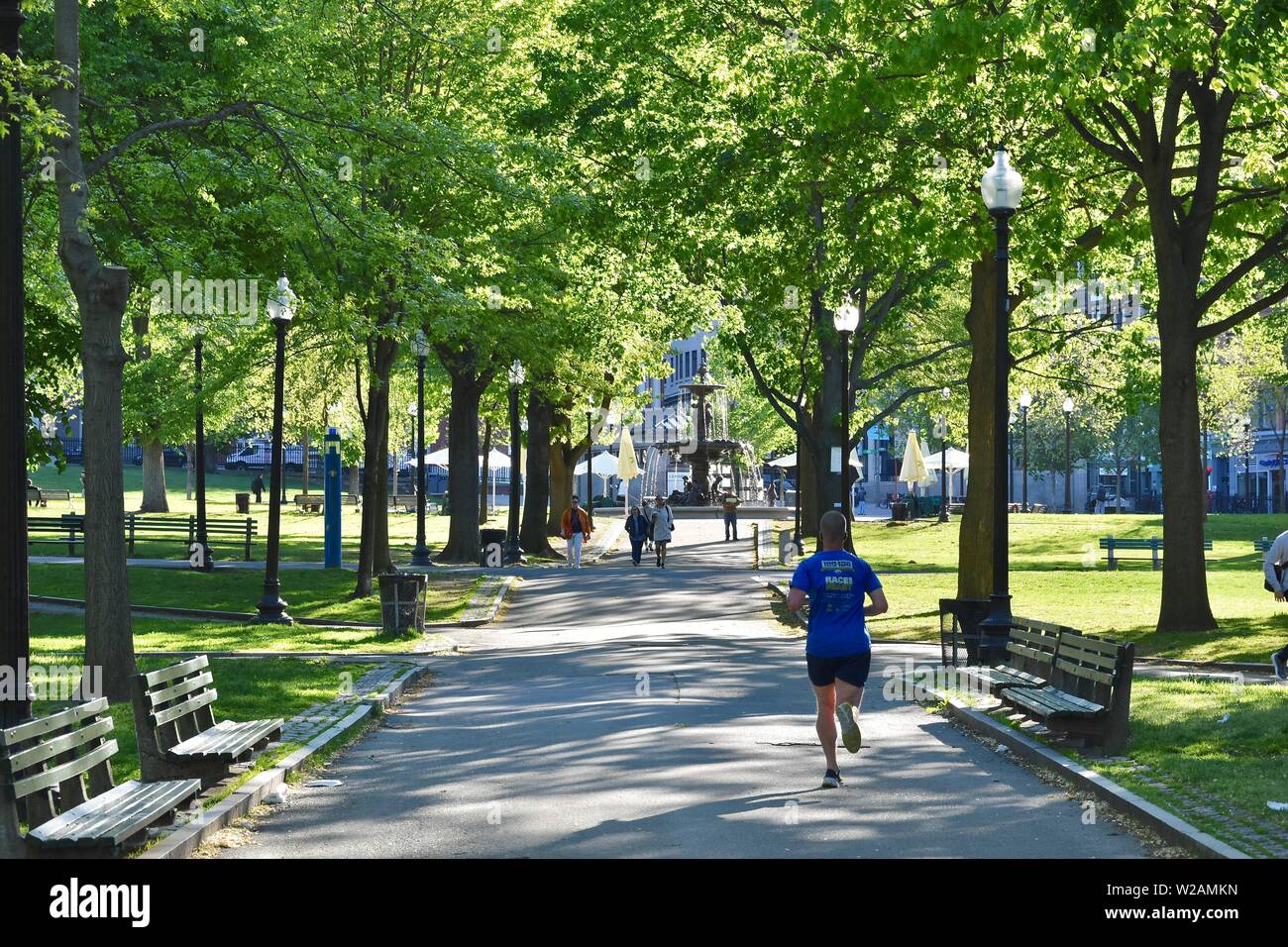 Views around the Boston Common and Boston Public Garden Stock Photo - Alamy