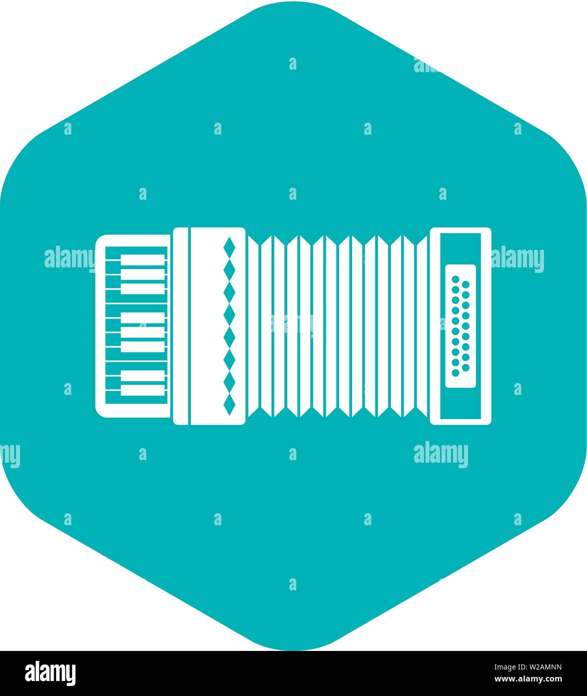 Accordion icon, simple style Stock Vector Image & Art - Alamy
