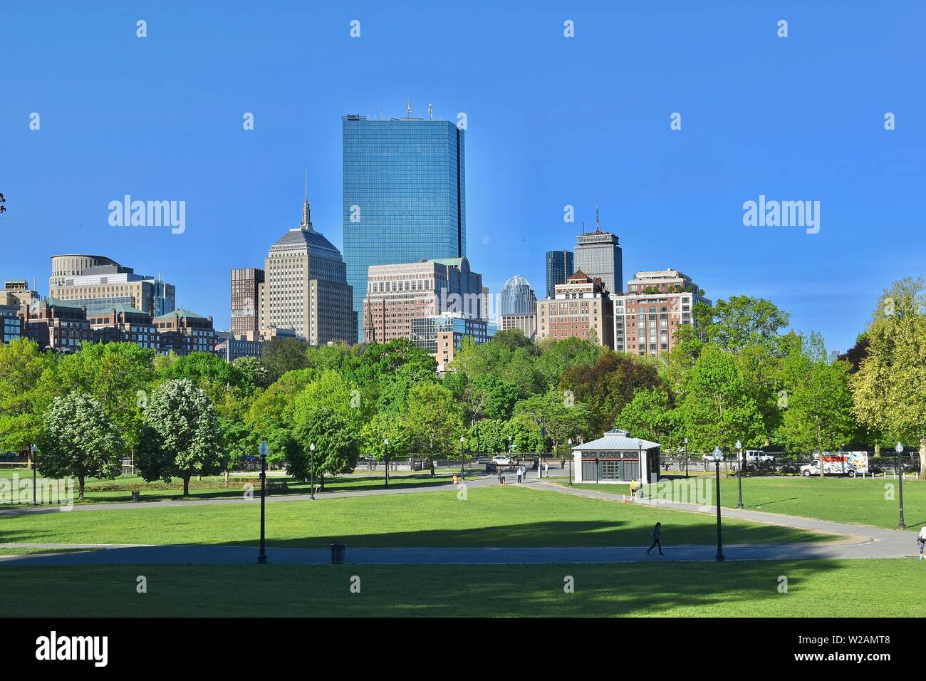 Views around the Boston Common and Boston Public Garden Stock Photo - Alamy