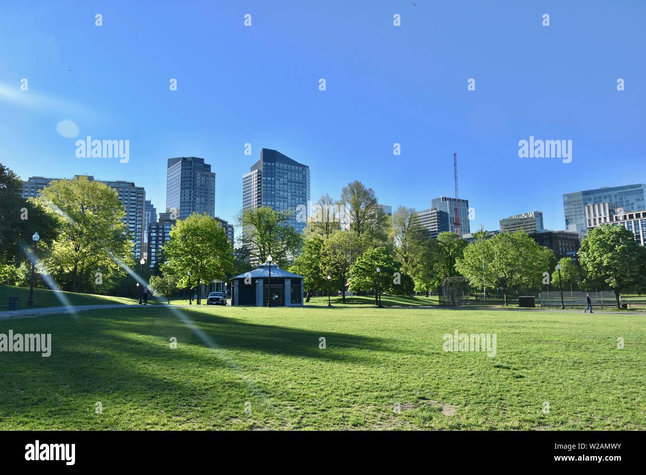 Views around the Boston Common and Boston Public Garden Stock Photo - Alamy