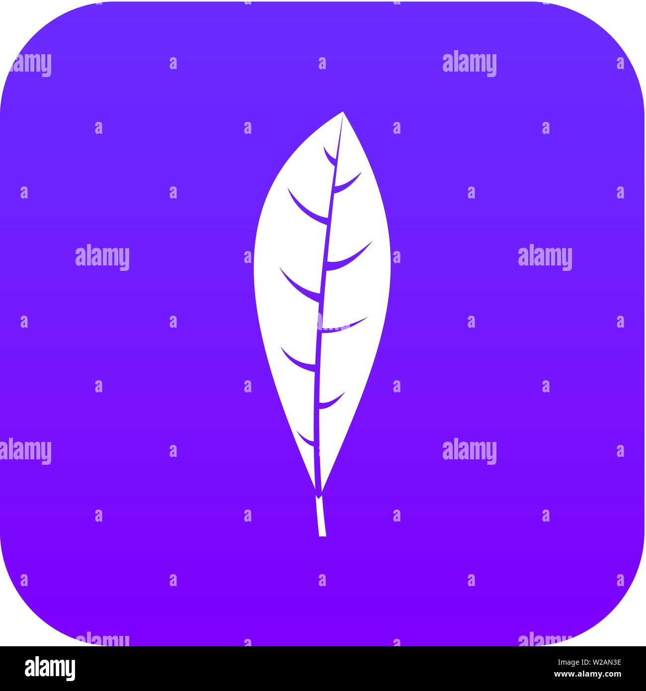 Leaf icon digital purple Stock Vector Image & Art - Alamy
