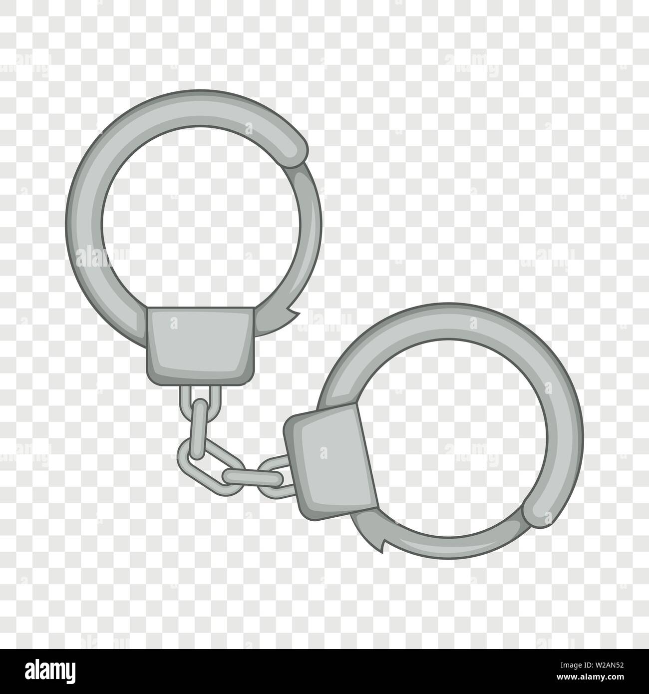 Handcuffs icon, cartoon style Stock Vector Image & Art - Alamy