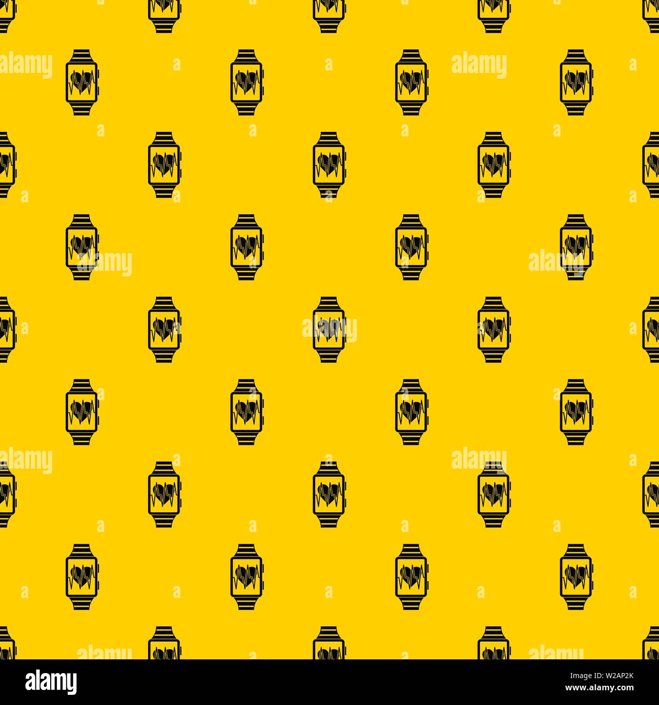 Smartwatch with sport app pattern vector Stock Vector Image & Art - Alamy
