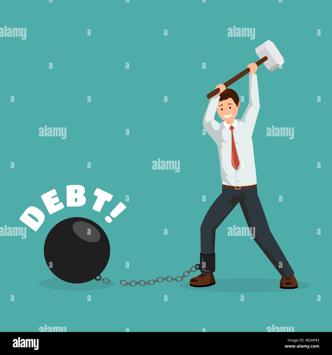 Tax paying cartoon Stock Vector Images - Alamy