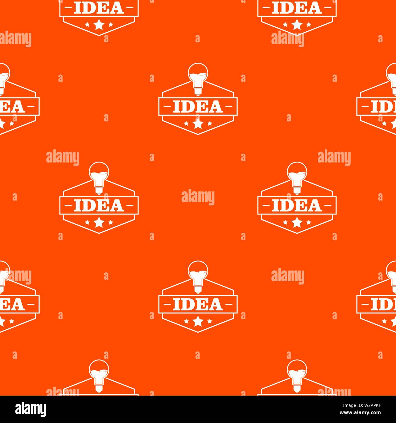 Innovation idea pattern vector orange Stock Vector Image & Art - Alamy