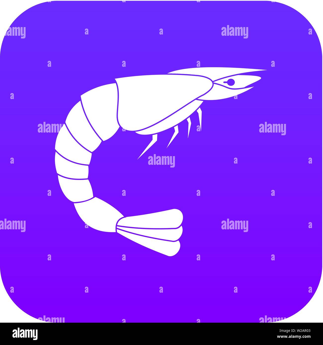 Shrimp digital illustration Cut Out Stock Images & Pictures - Alamy