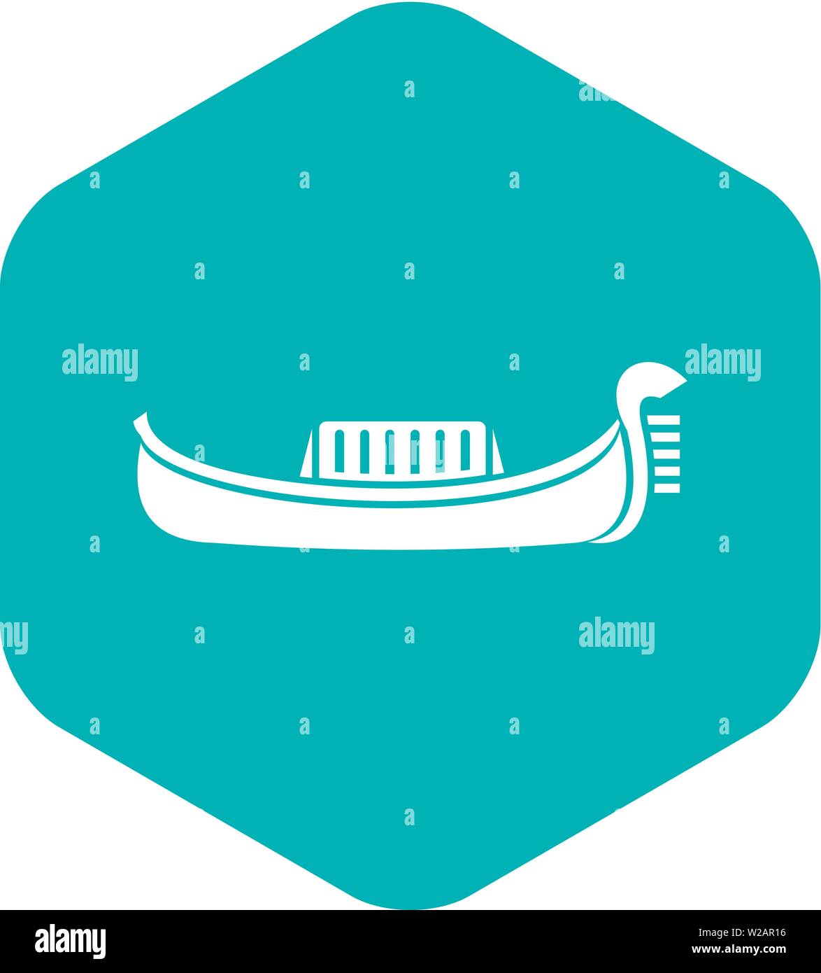 Venice gondola icon, simple style Stock Vector Image & Art - Alamy