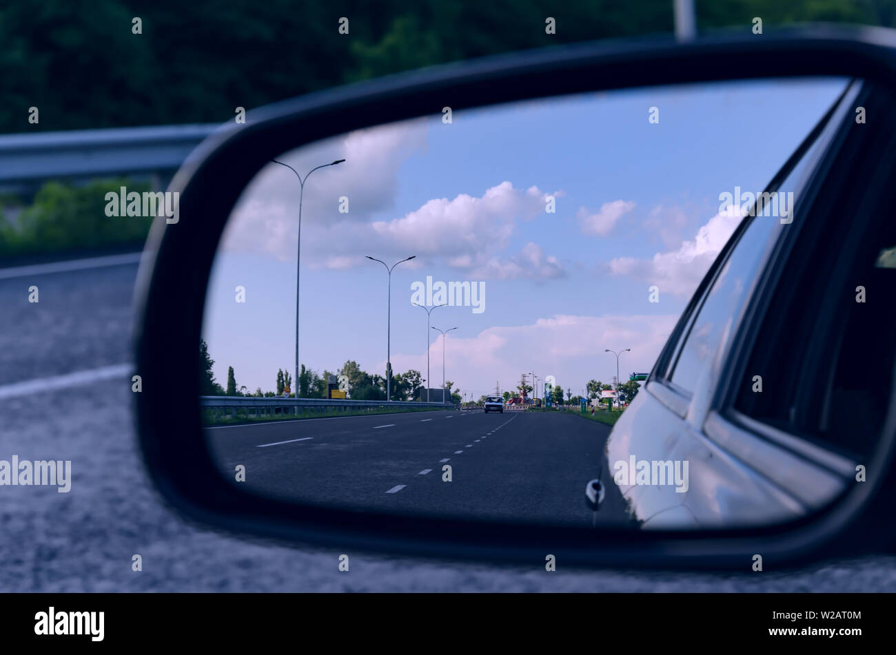 Rear View Mirror Car Behind High Resolution Stock Photography and ...