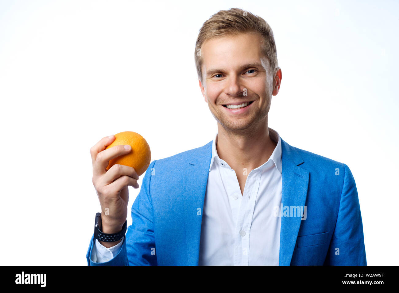 Man handsome fruit hi-res stock photography and images - Alamy