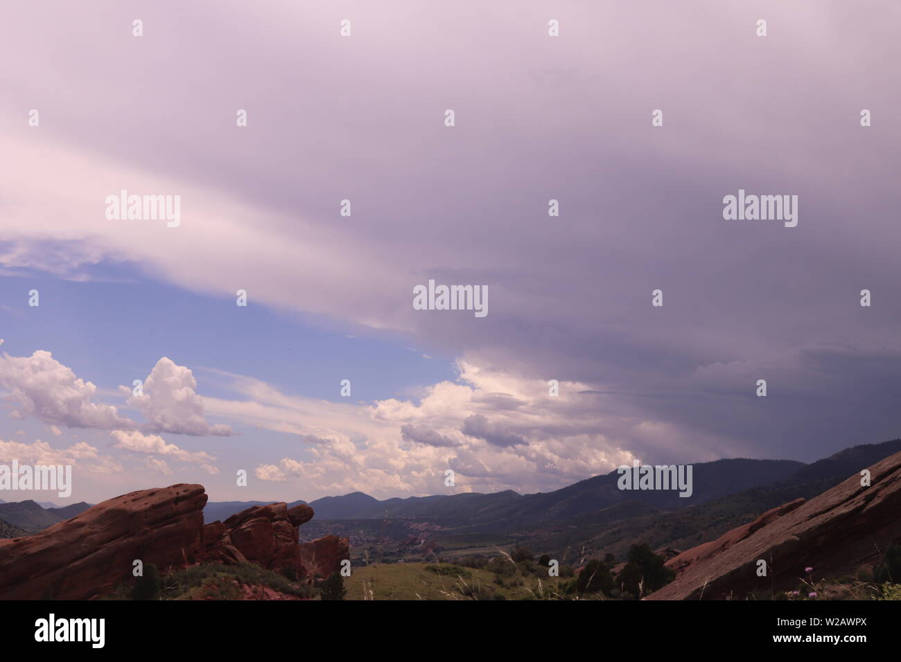 The rocks at Red Rocks, Colorado Stock Photo - Alamy