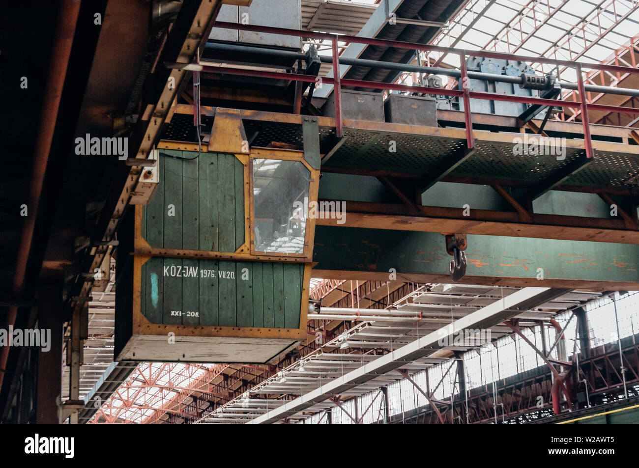 Inside old factory sign hi-res stock photography and images - Alamy