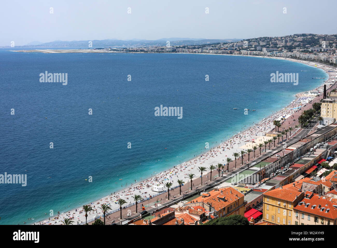 Nice sea town promenade hi-res stock photography and images - Alamy