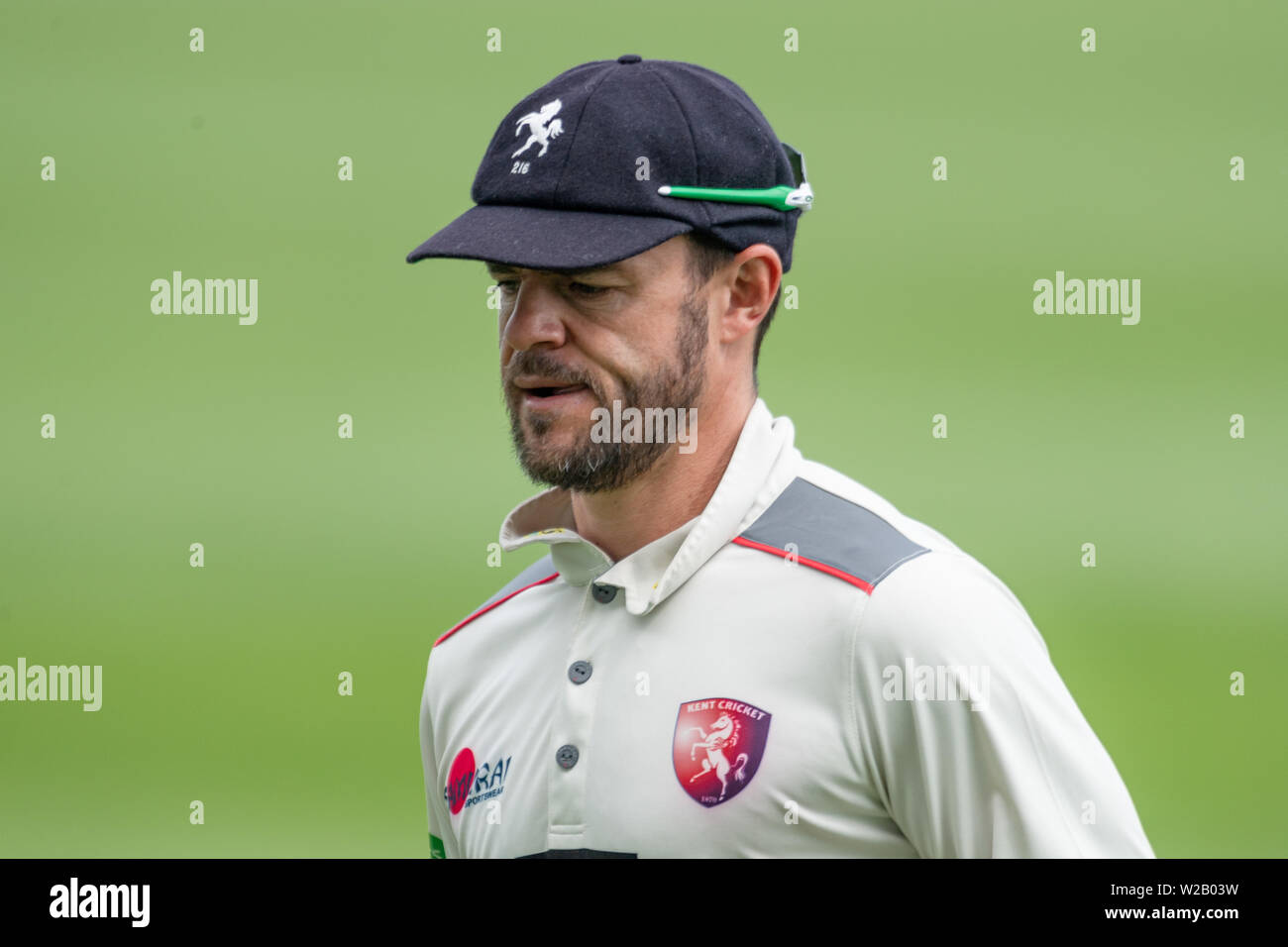 LONDON, UNITED KINGDOM. 07th Jul, 2019. Sean Dickson of Kent Cricket ...