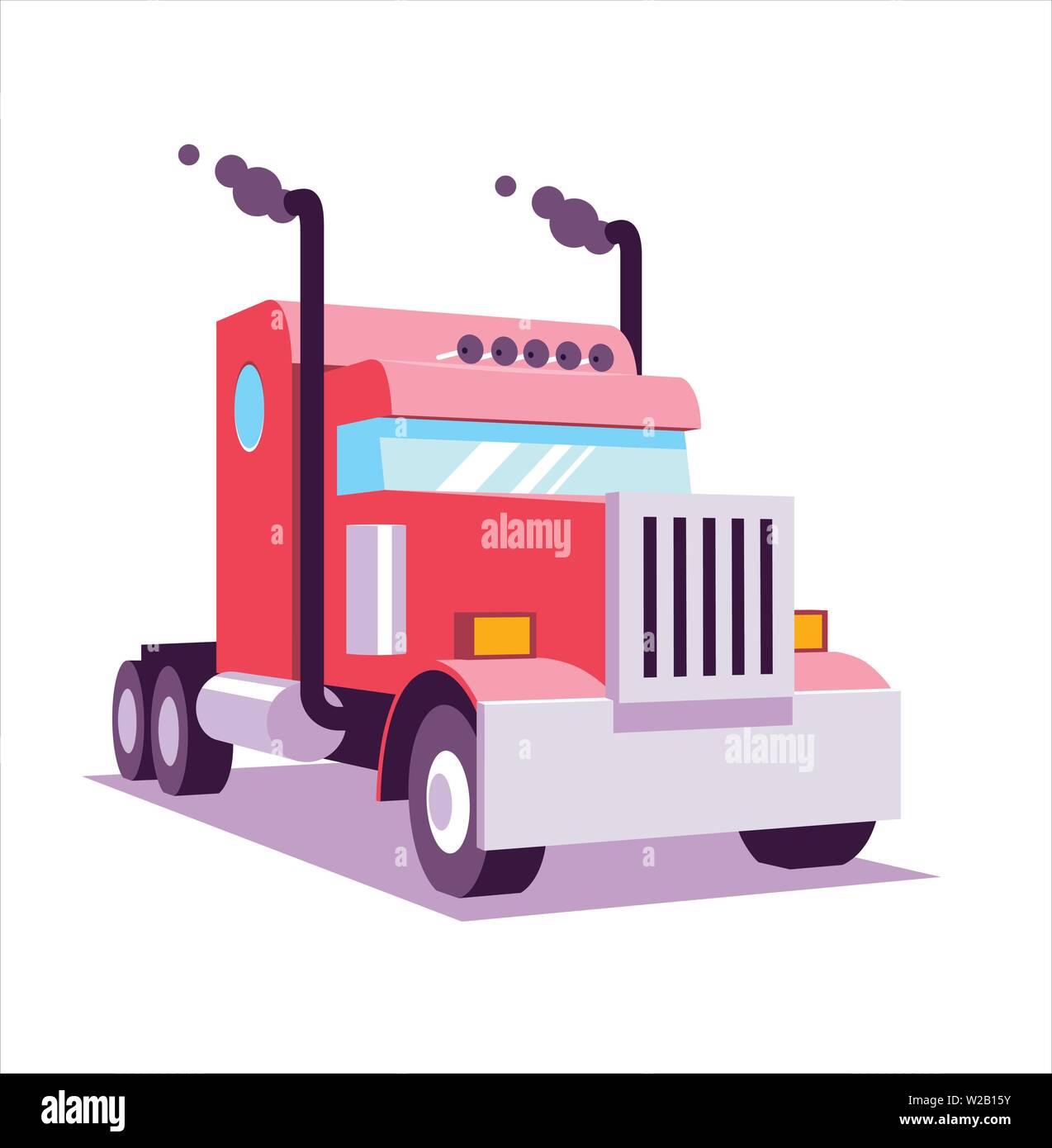 Heavy haul vehicle Stock Vector Images - Alamy