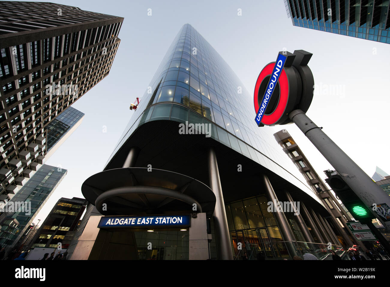 Aldgate east underground station hi-res stock photography and images ...
