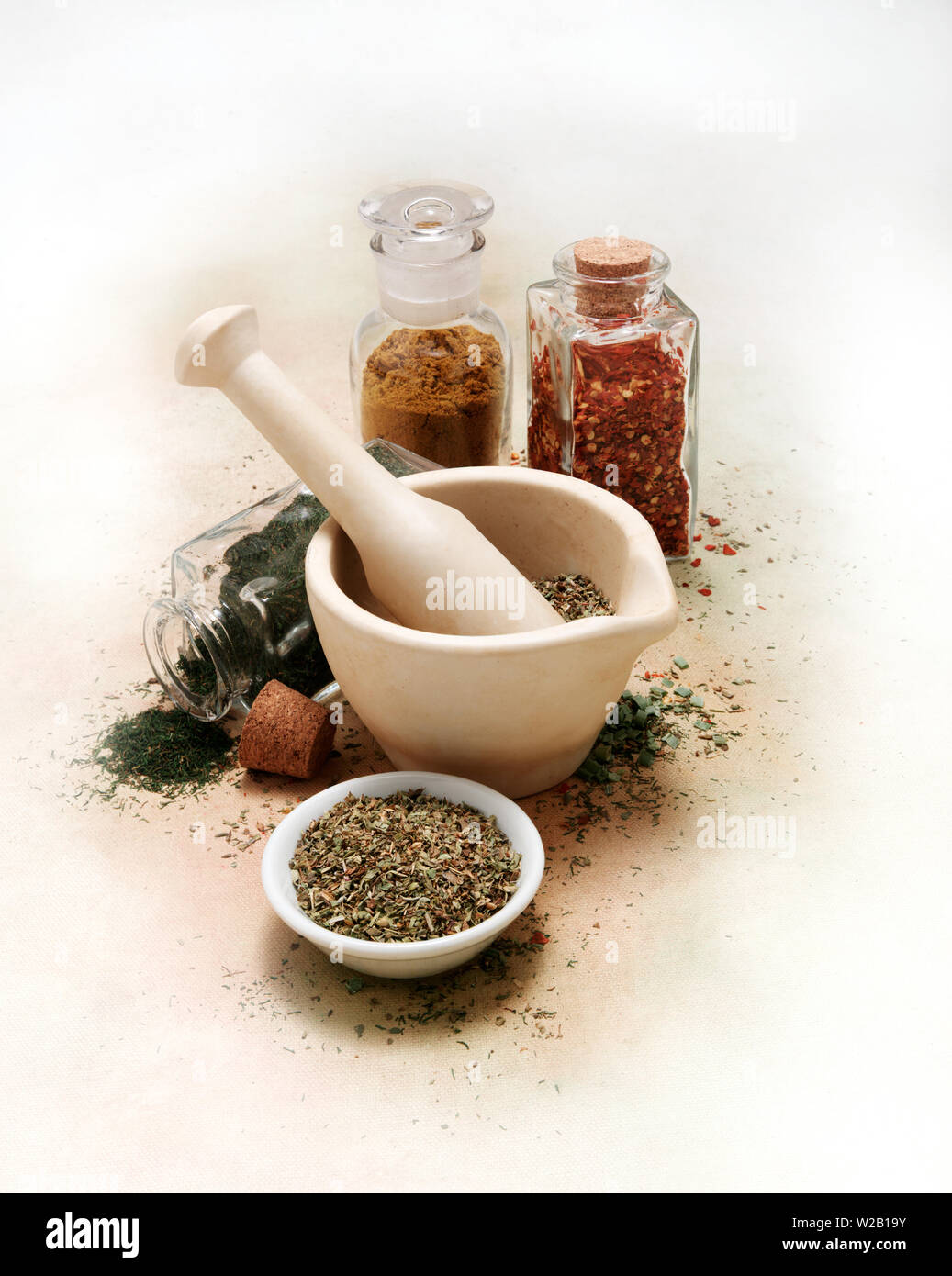 Vignette mortar pestle hi-res stock photography and images - Alamy