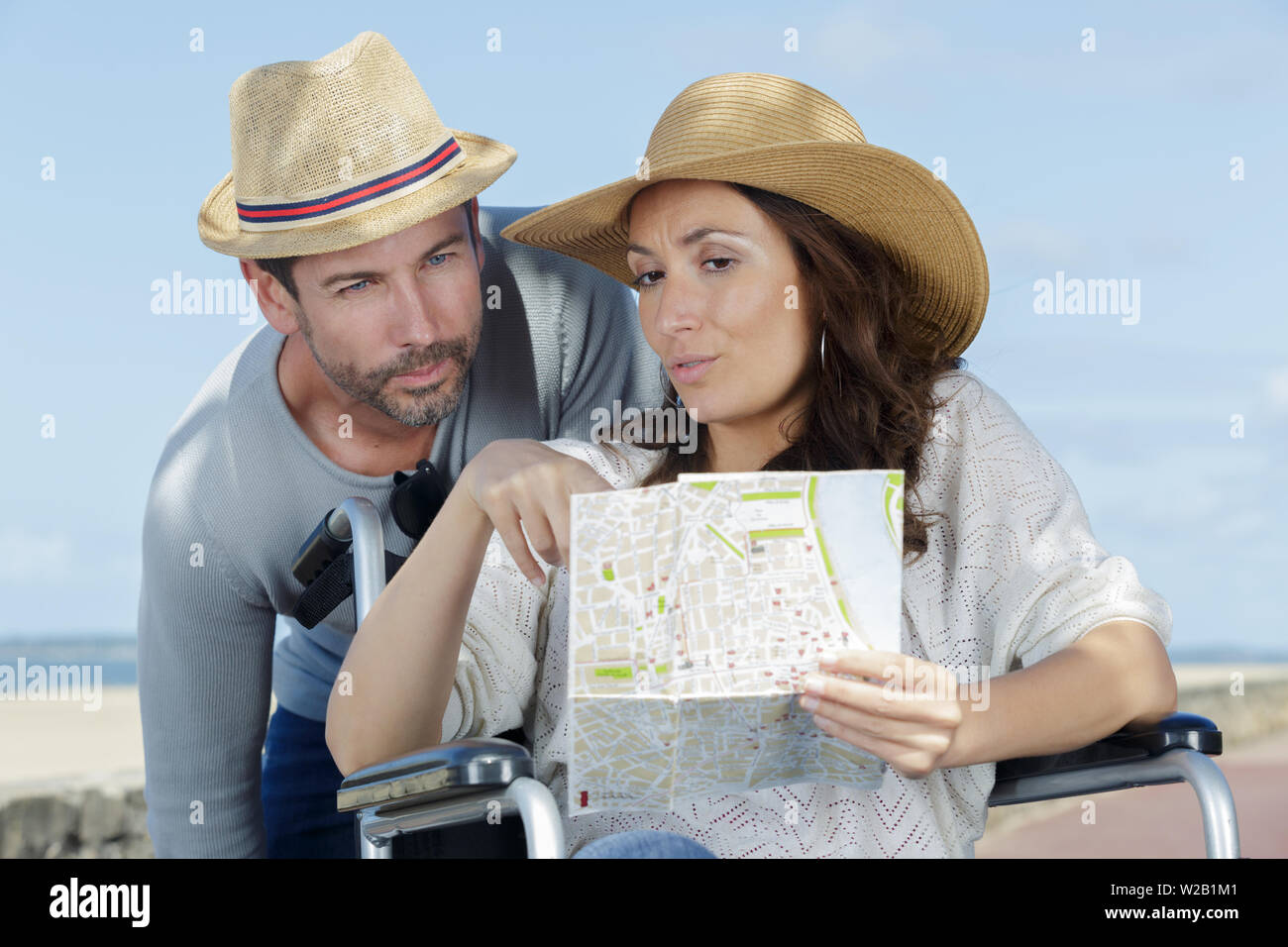 Ask directions map hi-res stock photography and images - Alamy