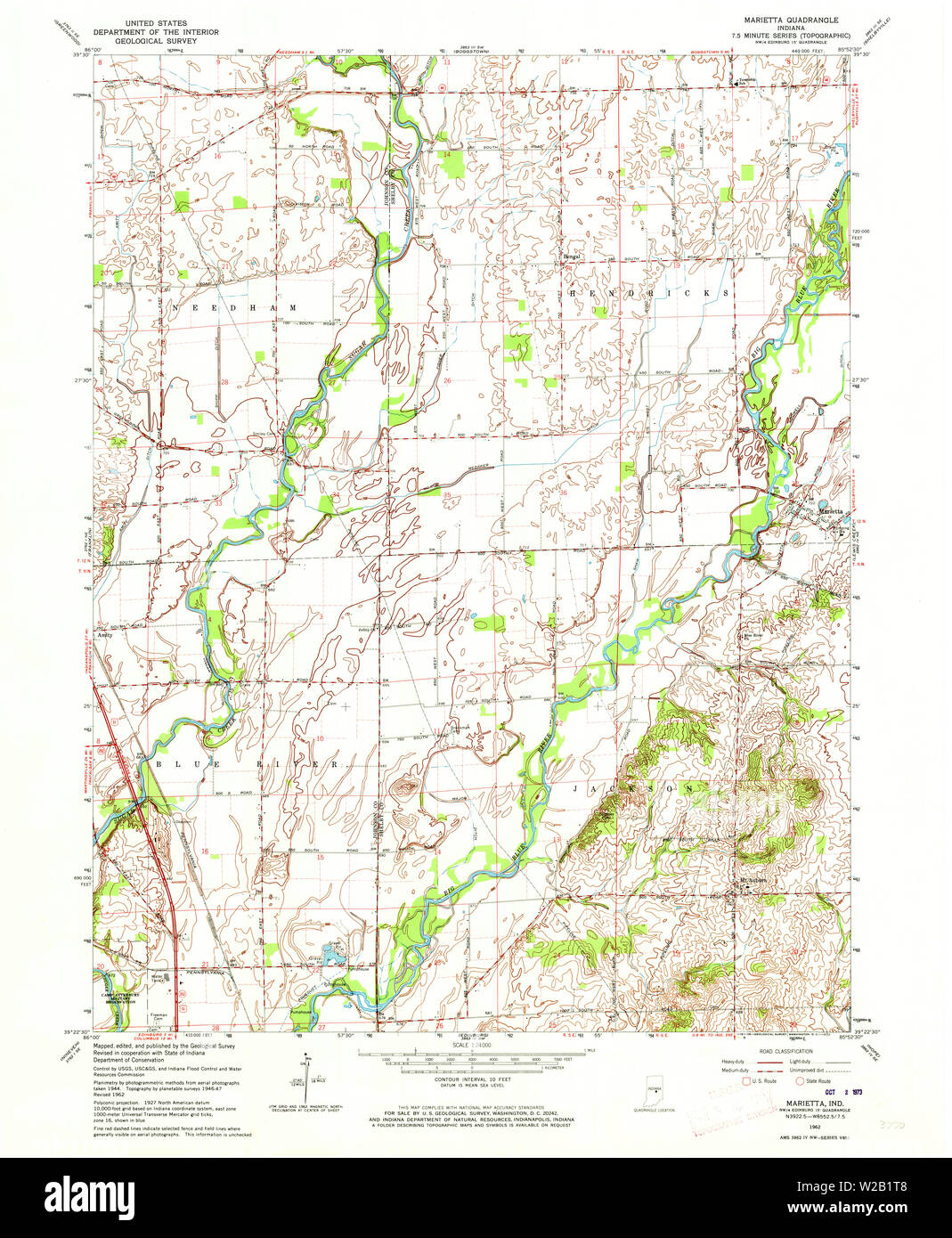 Map of marietta Cut Out Stock Images & Pictures - Alamy