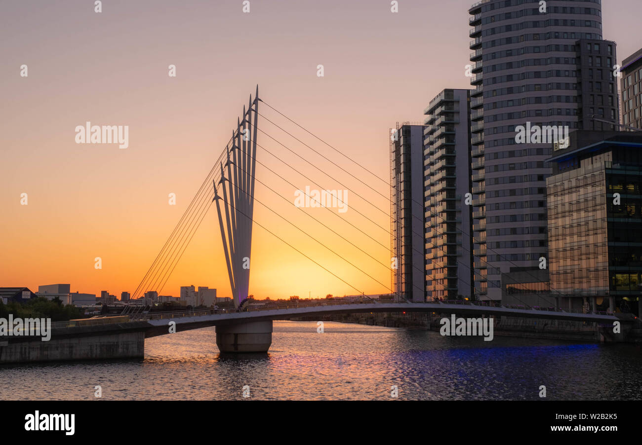 Salford skyline sunset hi-res stock photography and images - Alamy
