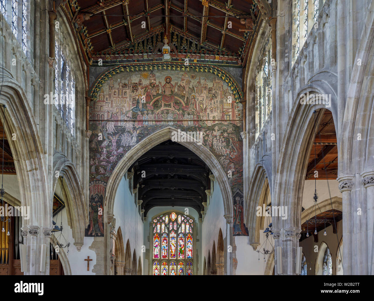 Medieval painting church and landscape hi-res stock photography and ...