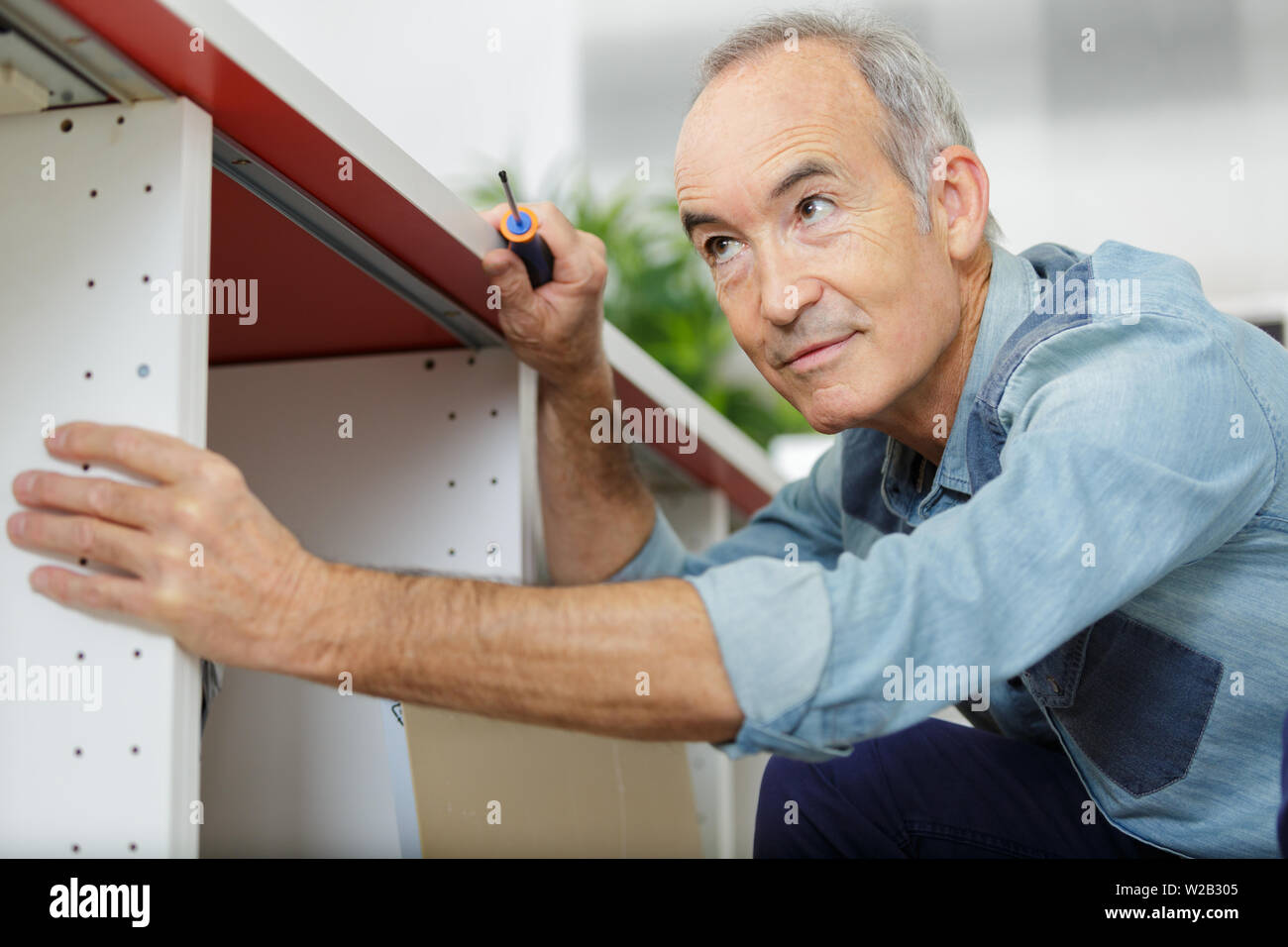Making man shelf wood hi-res stock photography and images - Alamy