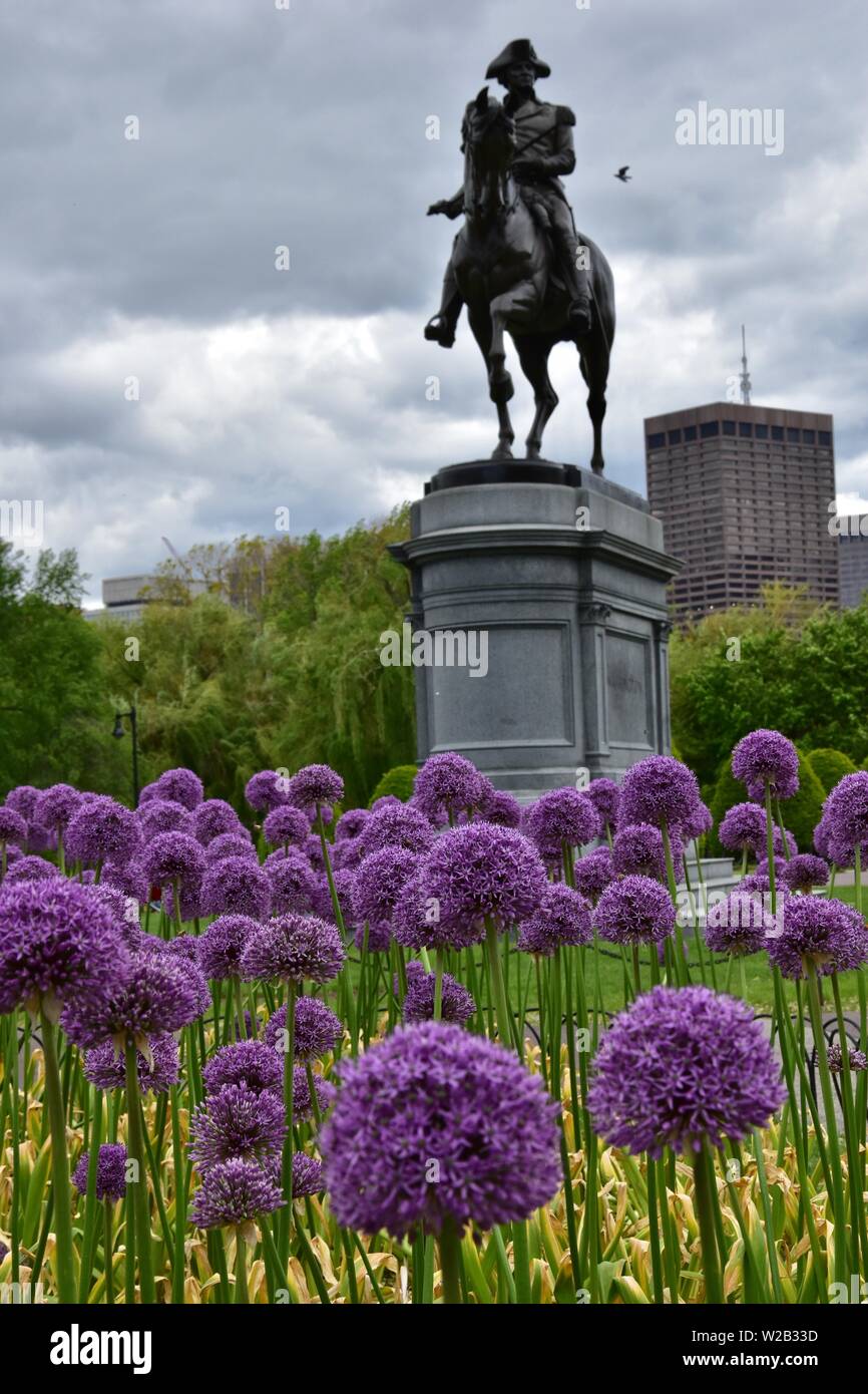 Views around the Boston Common and Boston Public Garden Stock Photo - Alamy