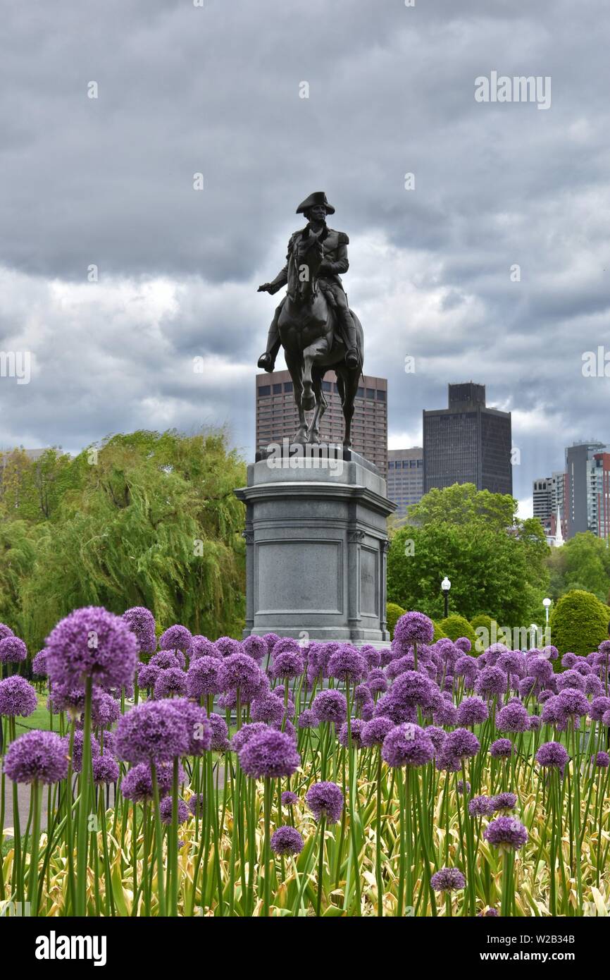 Views around the Boston Common and Boston Public Garden Stock Photo - Alamy