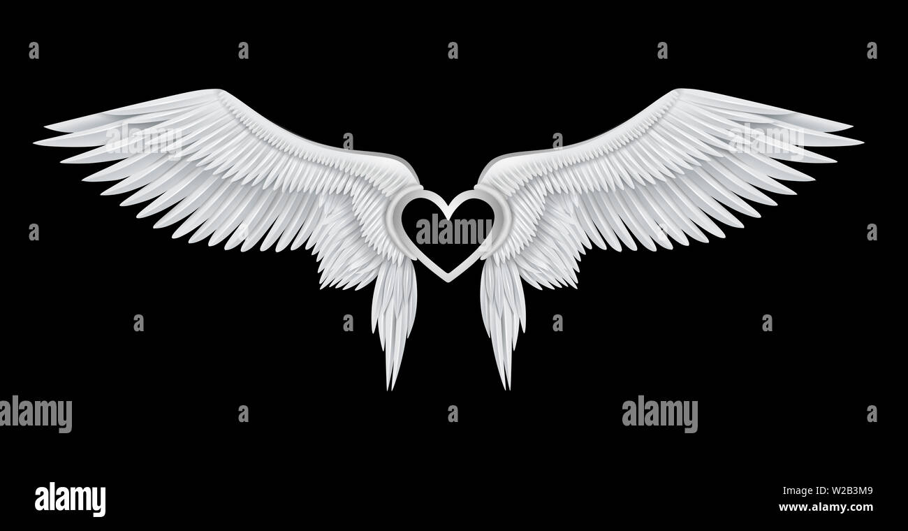 Angel Wings With Heart