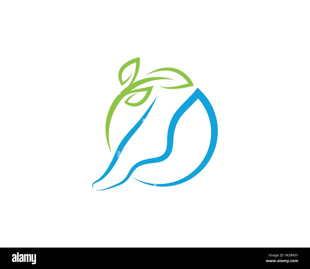 foot Logo Template vector icon illustration design Stock Vector Image ...