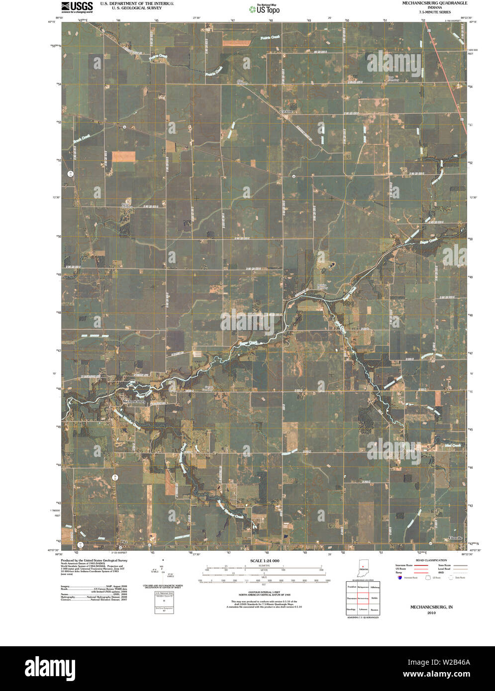 Map of mechanicsburg hi-res stock photography and images - Alamy