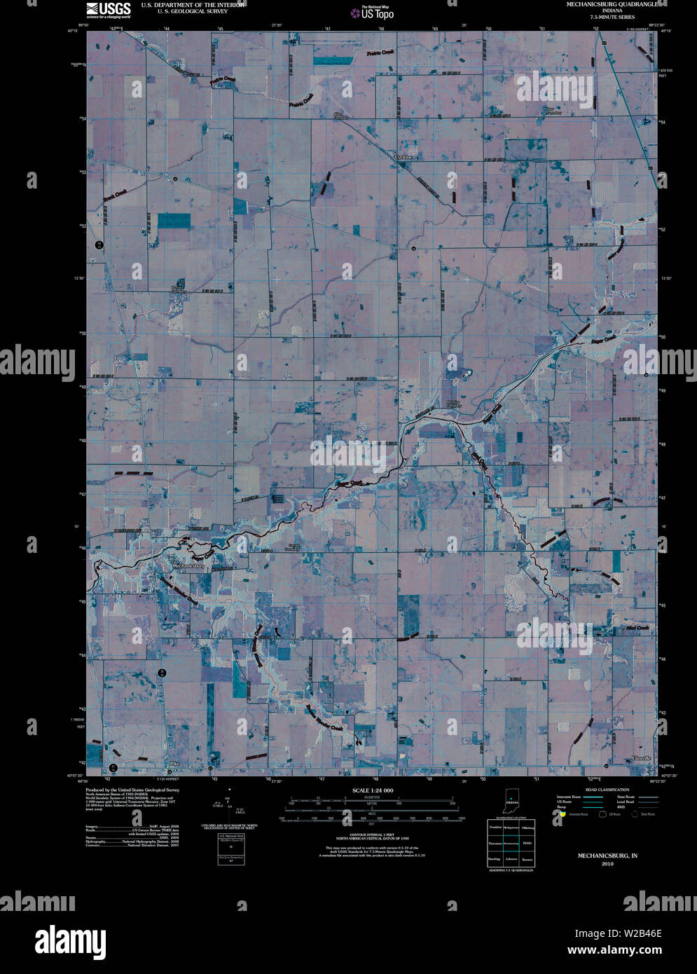 Map of mechanicsburg hi-res stock photography and images - Alamy