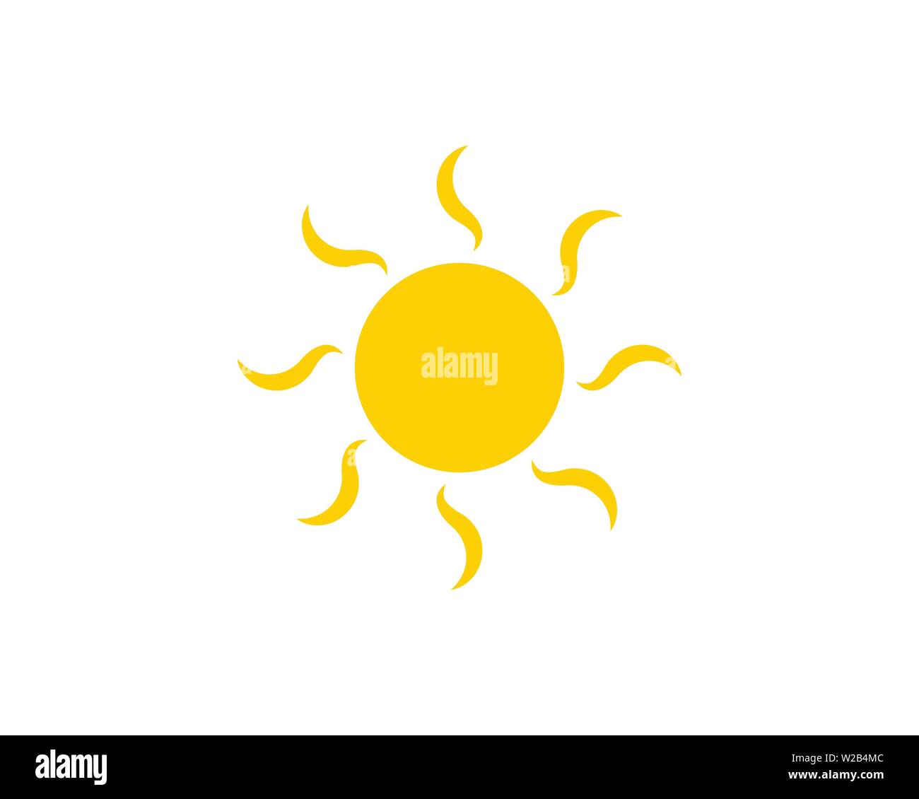 Sun vector illustration design template Stock Vector Image & Art - Alamy