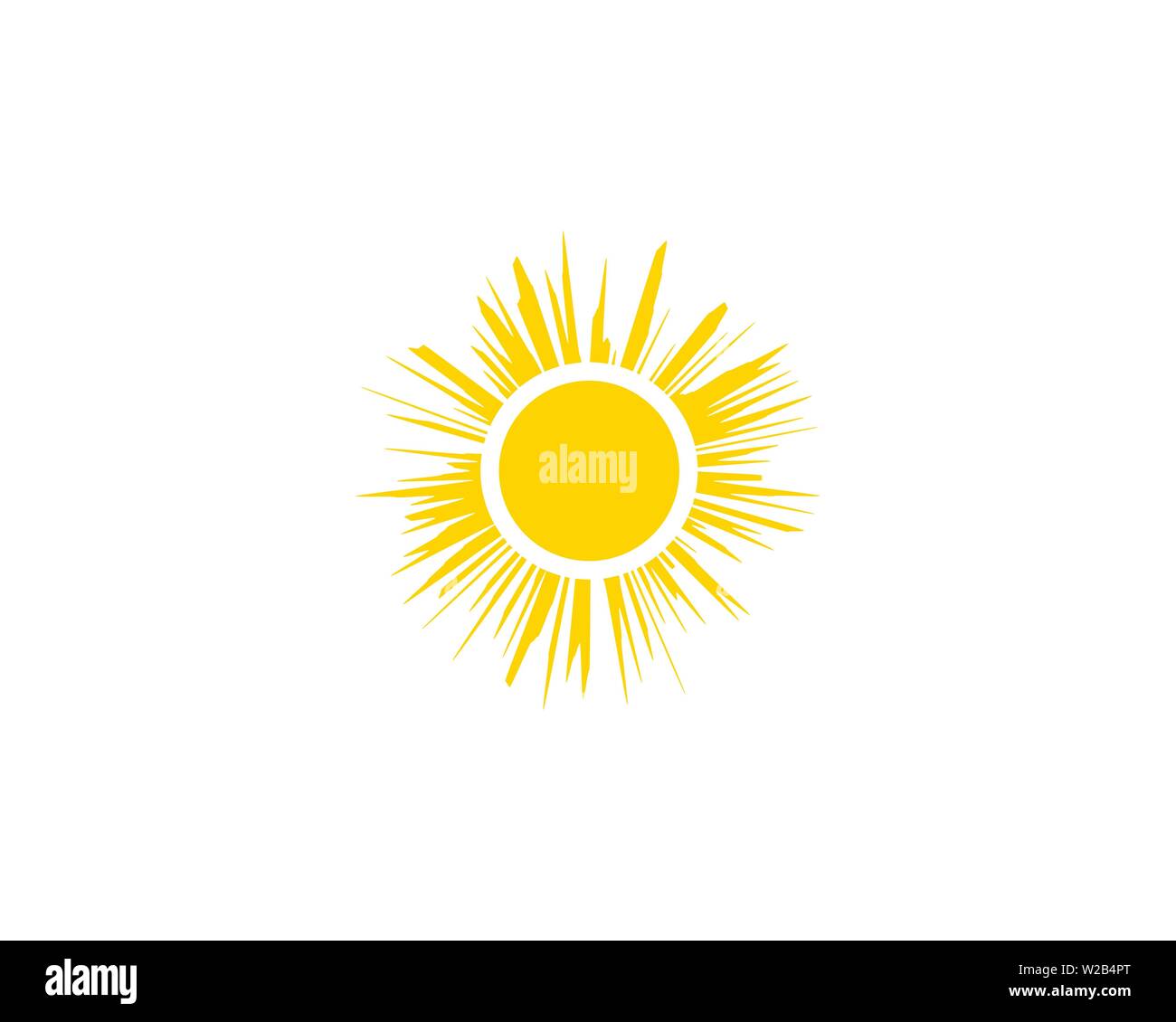 Sun vector illustration design template Stock Vector Image & Art - Alamy