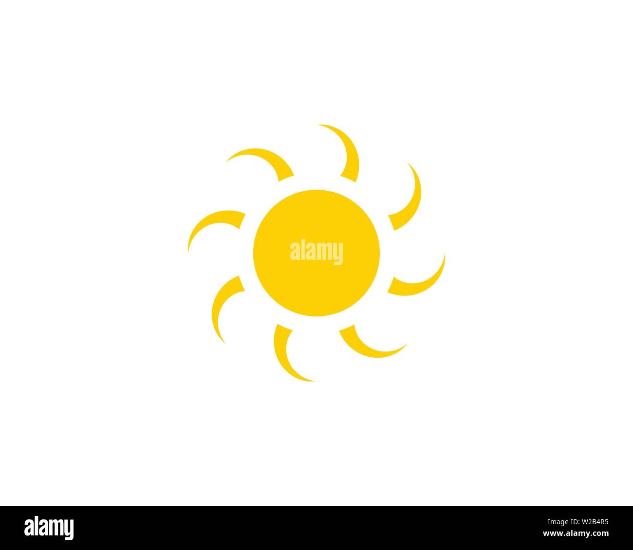 Sun vector illustration design template Stock Vector Image & Art - Alamy