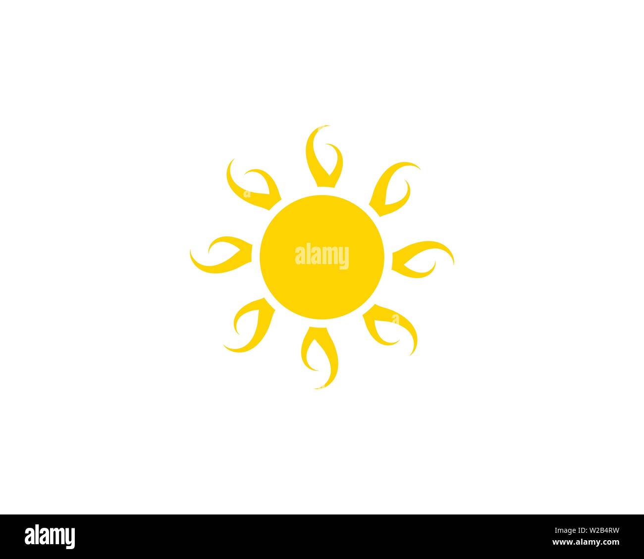 Sun vector illustration design template Stock Vector Image & Art - Alamy