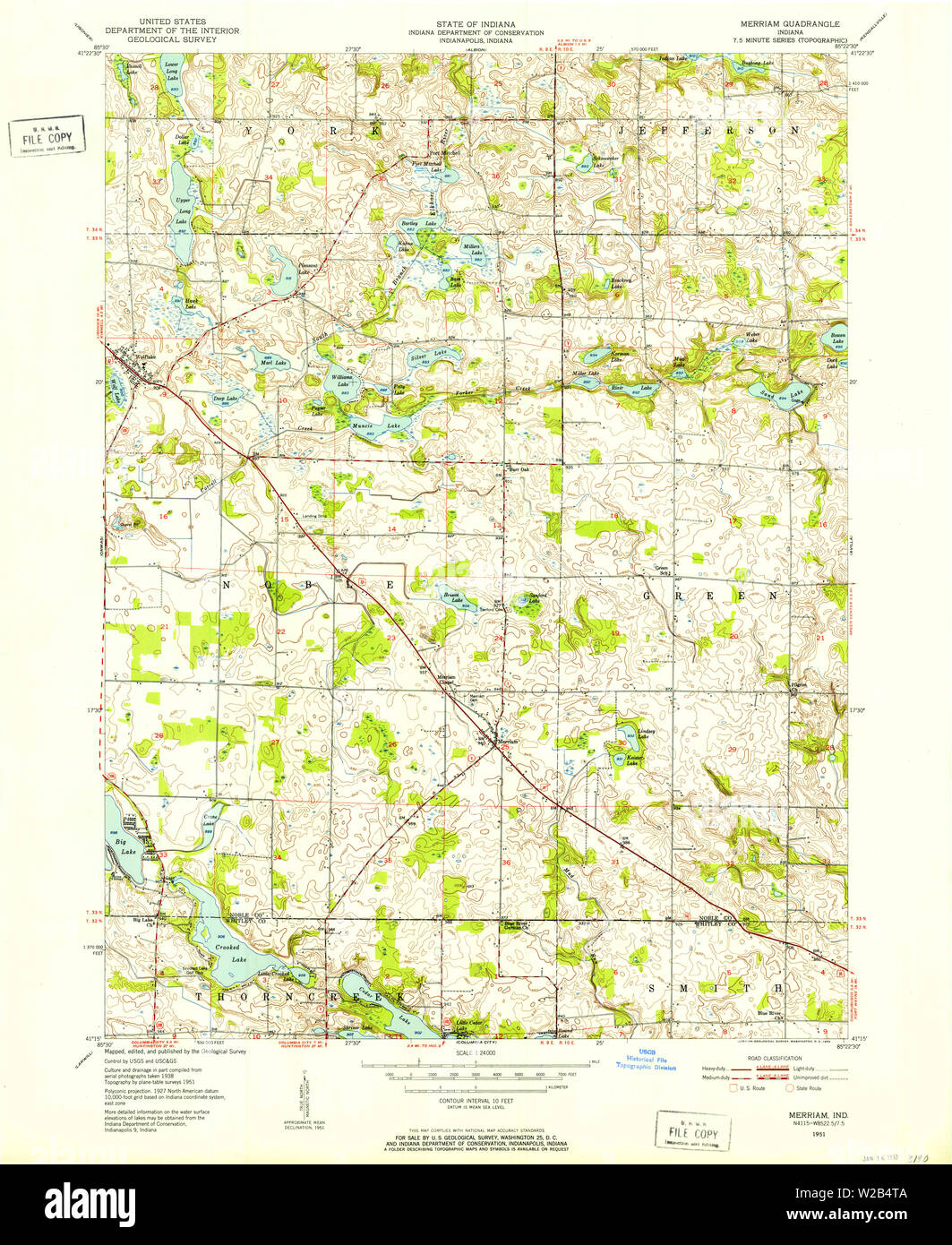Merriam map hi-res stock photography and images - Alamy