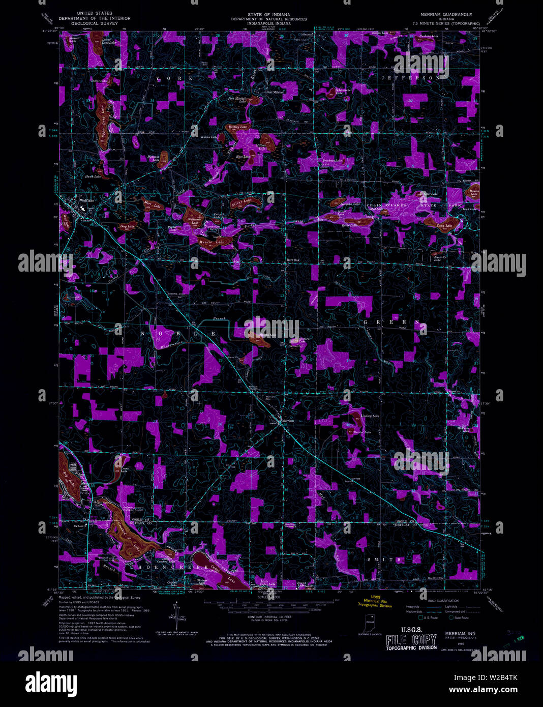 Merriam map hi-res stock photography and images - Alamy