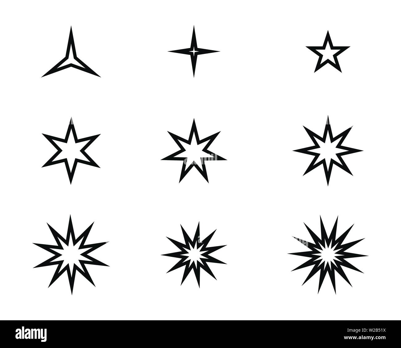 Star icon Template vector illustration design Stock Vector Image & Art ...