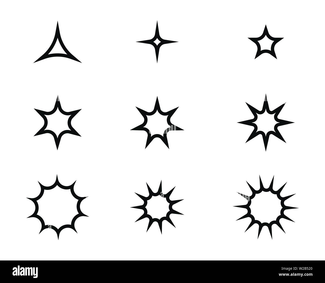 Star icon Template vector illustration design Stock Vector Image & Art ...