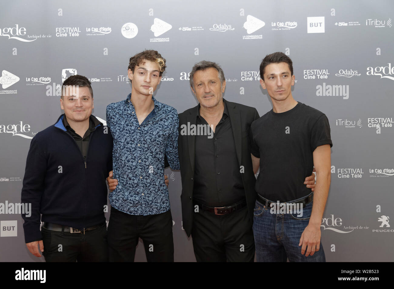 Cap of Agde, France. 21th June, 2019.Day 4 - an actor, Khaled Alouach ...