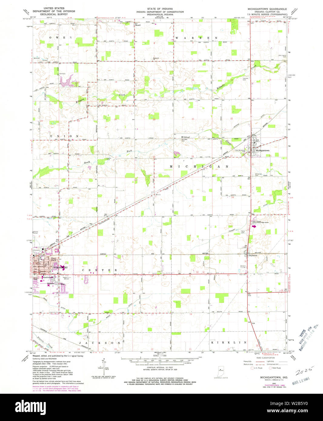 Michigantown hi-res stock photography and images - Alamy