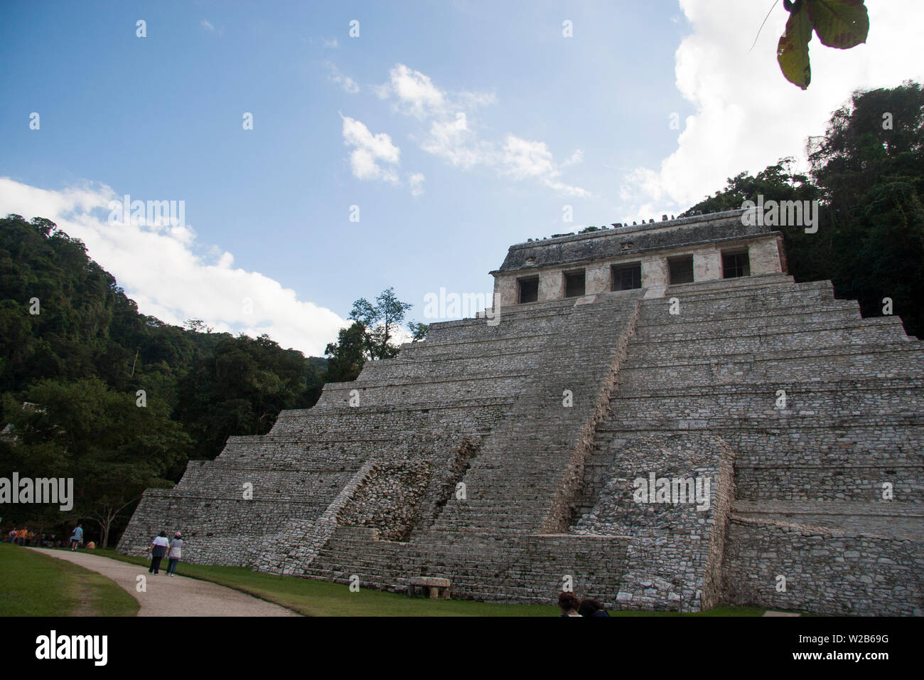 Temple of the Inscriptions, Pakal Tomb. Palenque,Chiapas,Mexico Stock ...
