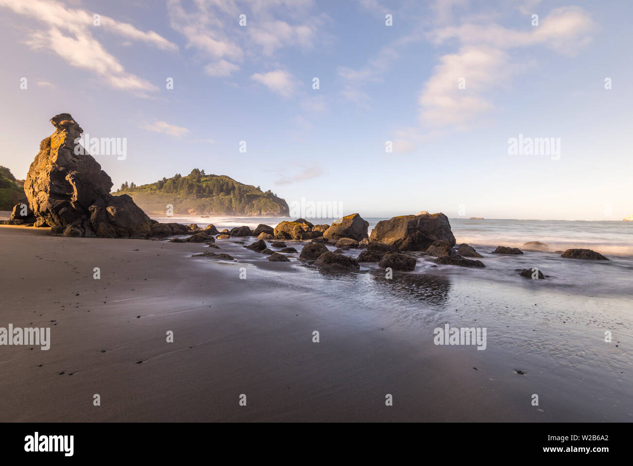 Trinidad State Beach. Trinidad, Northern California, USA Stock Photo ...