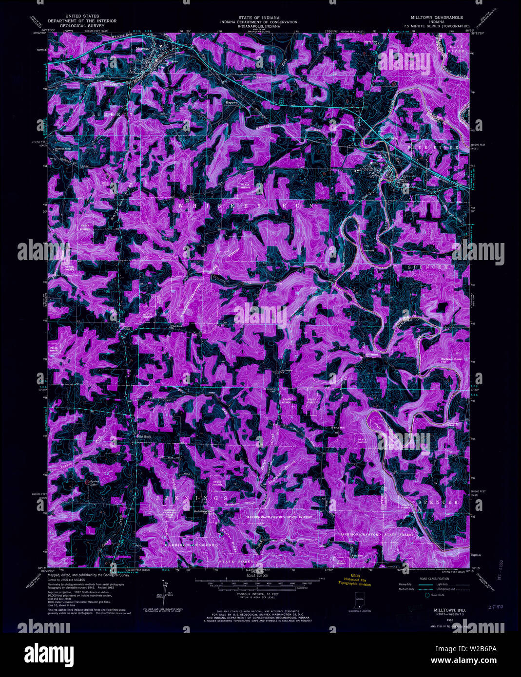 Milltown map hi-res stock photography and images - Alamy