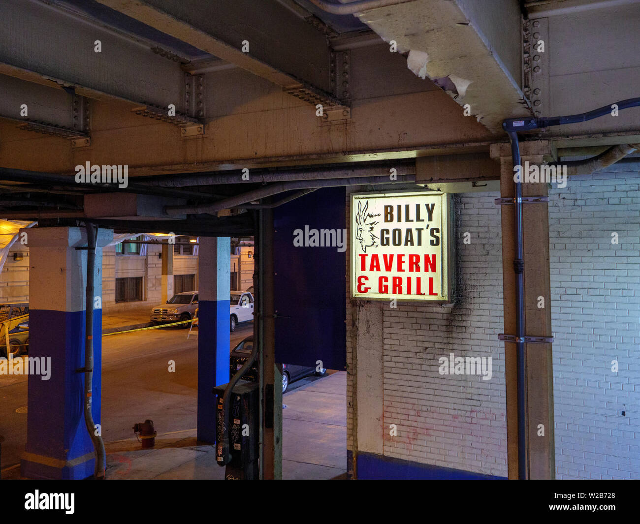 Billy Goat Tavern sign, inspiration for Saturday Night Live ...