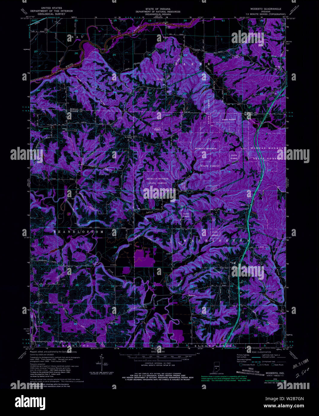 Modesto Map High Resolution Stock Photography and Images - Alamy