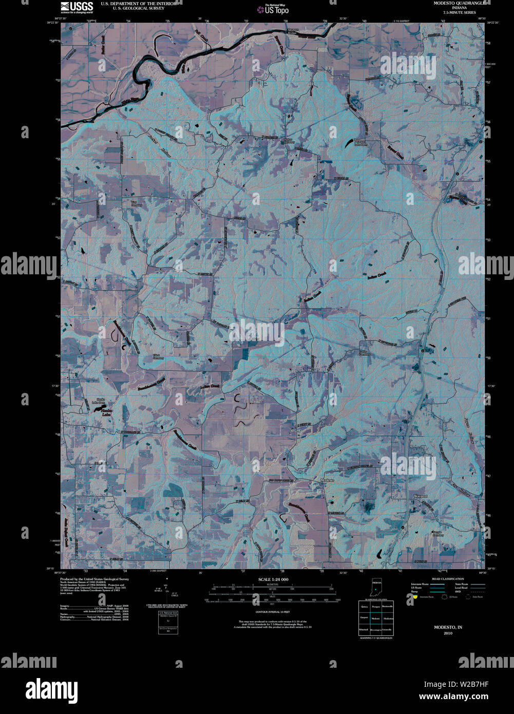 Modesto Map High Resolution Stock Photography and Images - Alamy